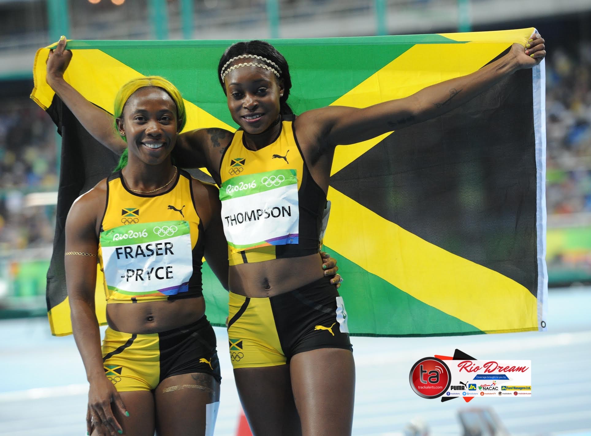 Jamaica leads them, USA out of women's 4x100m #Rio2016 - Trackalerts ...
