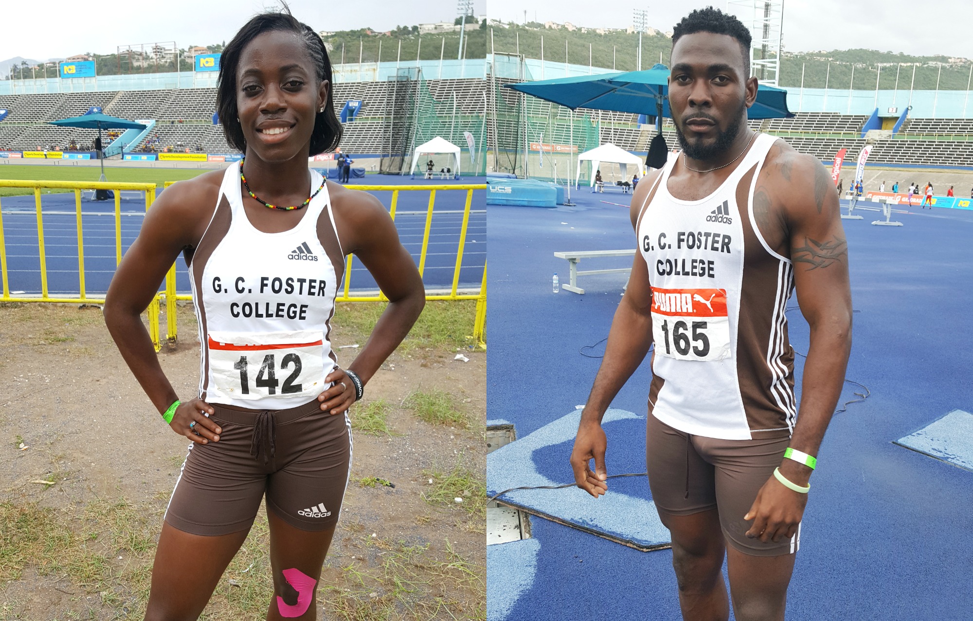 Forbes, Clarke win 100m finals for GC Foster to lead at Intercol Champs ...
