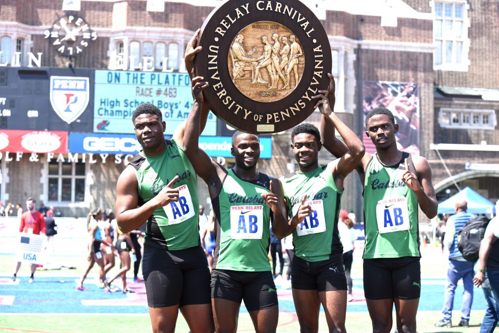 Calabar sizzles to 4x100m victory at Penn Relays - Trackalerts.com ...