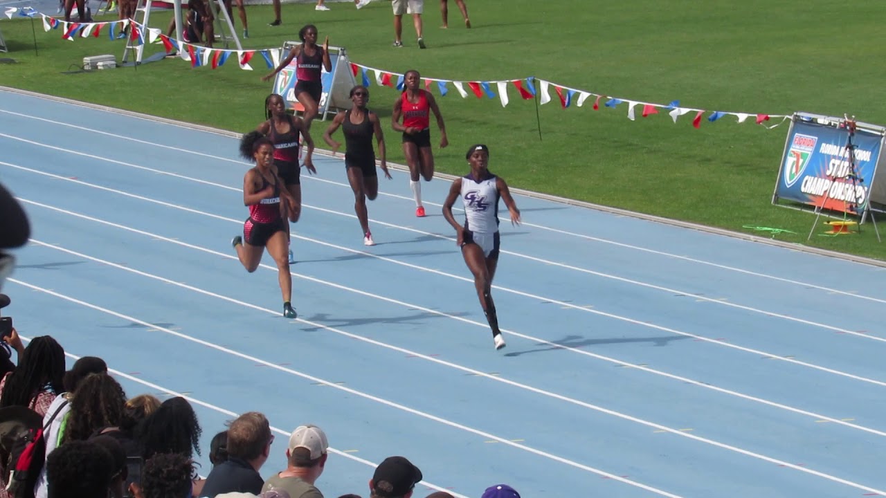 Tamari Davis 22.44 beats Brianna Williams at Florida State Champs ...