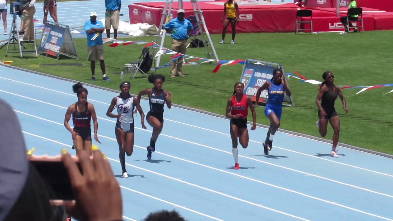 Brianna Williams beats Tamari Davis in 100m at Florida State Champs ...