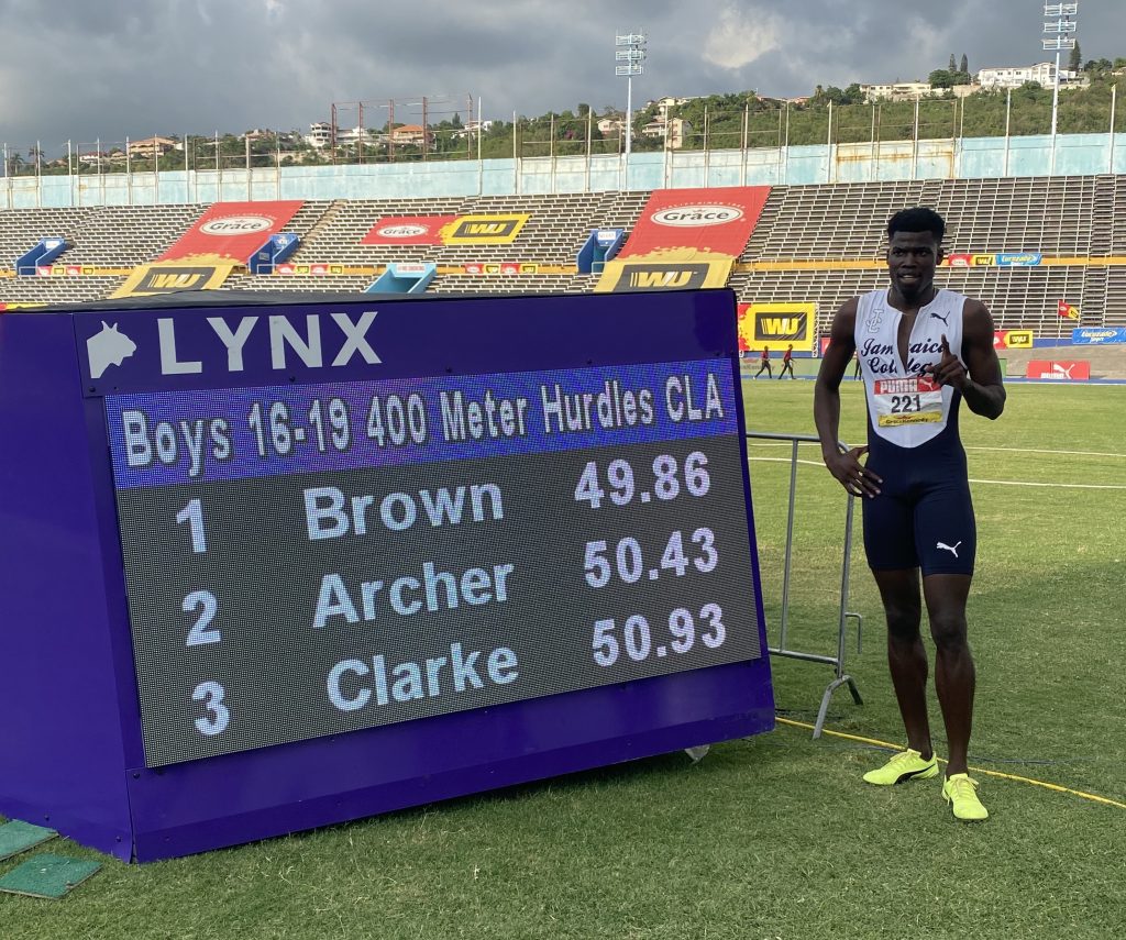 Champs 2021: Javier Brown's record run set up JC's chase - Trackalerts ...