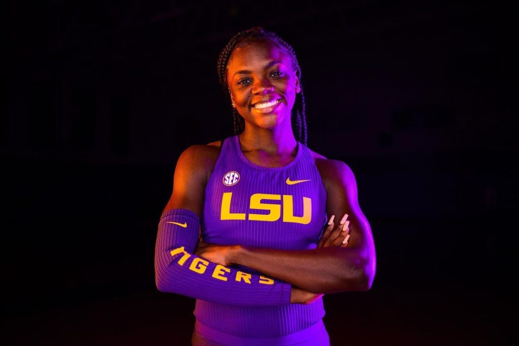 Brianna Lyston Ties LSU Record in 60m at Razorback Invitational ...