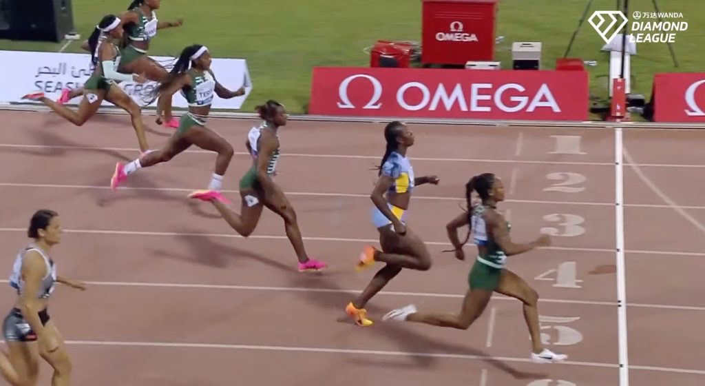 Sha'Carri runs world lead time to beat Shericka Jackson in Doha Diamond ...