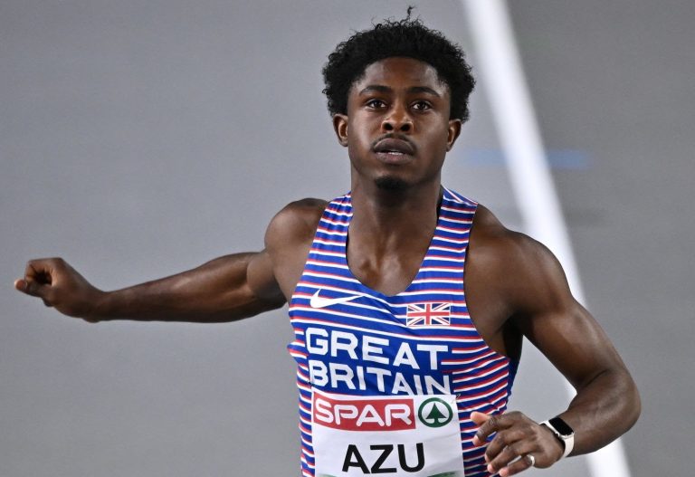 Jeremiah Azu Smashes Championship Record in Electrifying 100m Semifinal ...